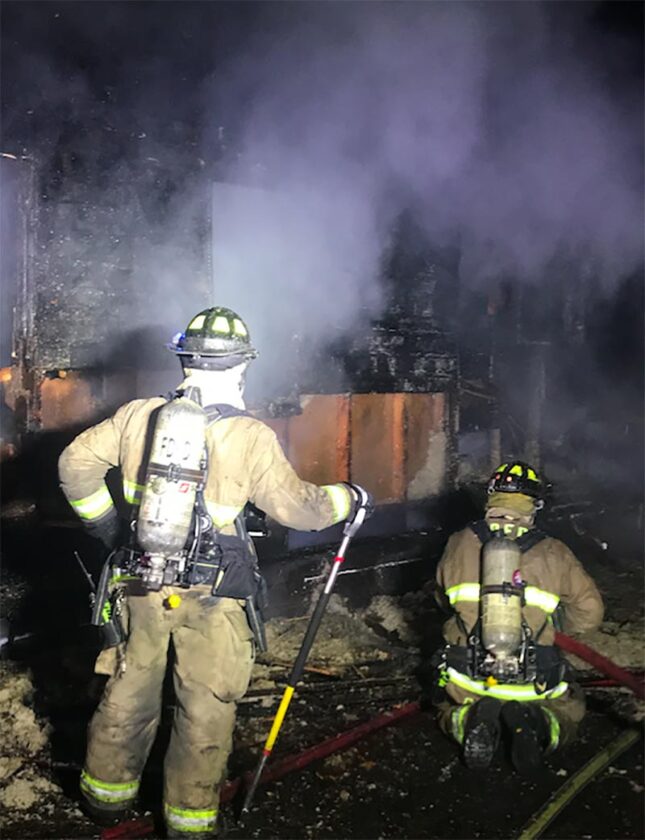 2 vacant homes burn in Monday fire | News, Sports, Jobs - Messenger News